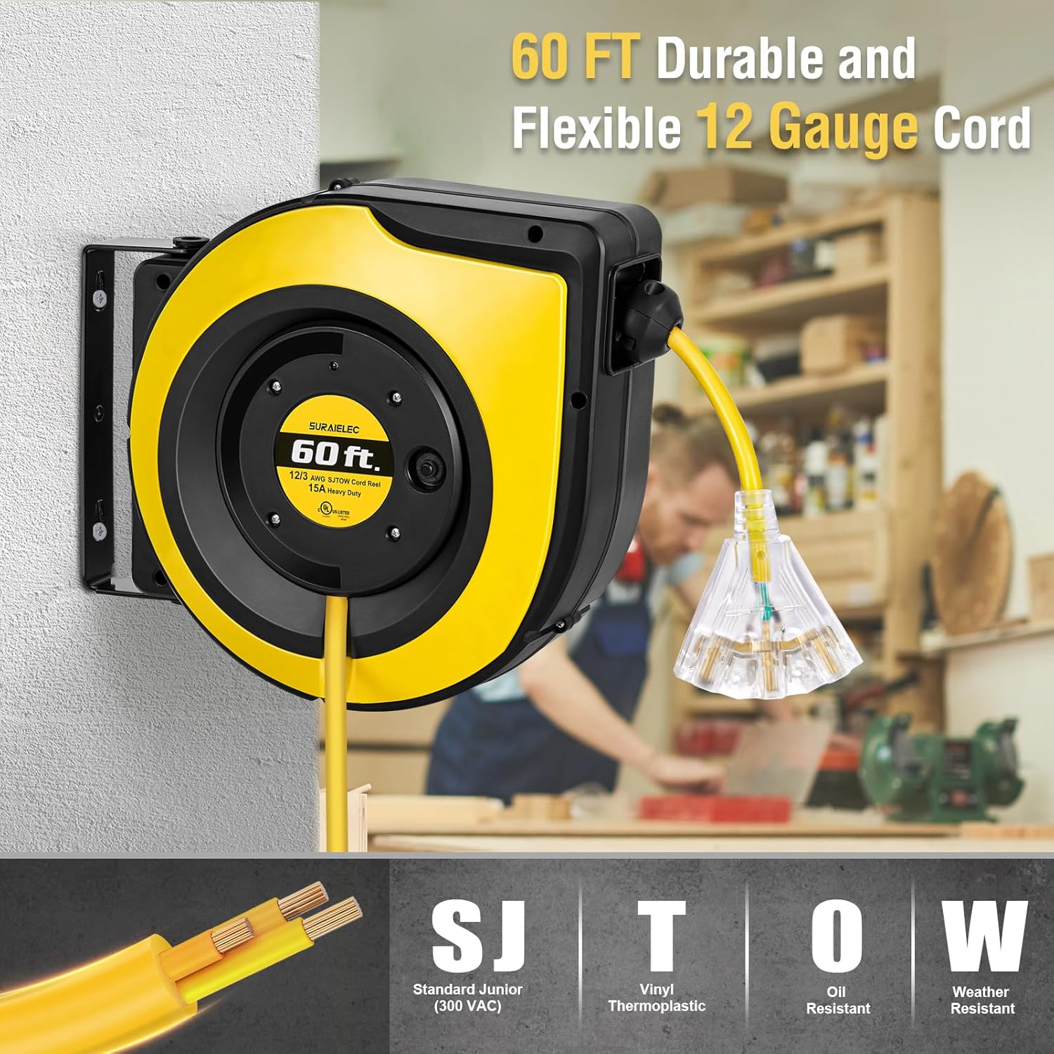 Correo de cable de extensión de calibre Suraielec 12, cable de ...