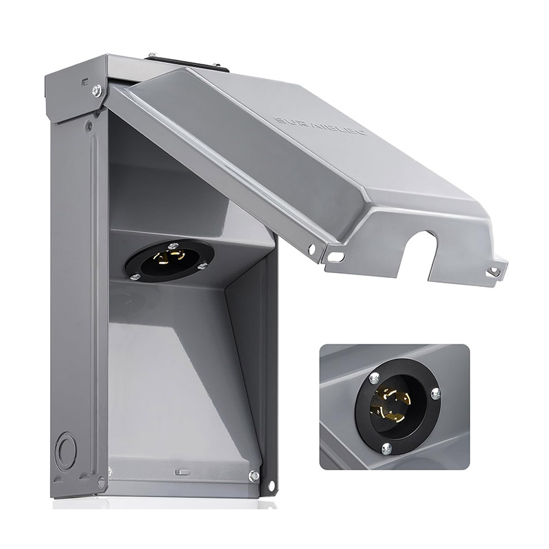 SURAIELEC Generator Power Inlet Box, NEMA Generator Box for Generator ...