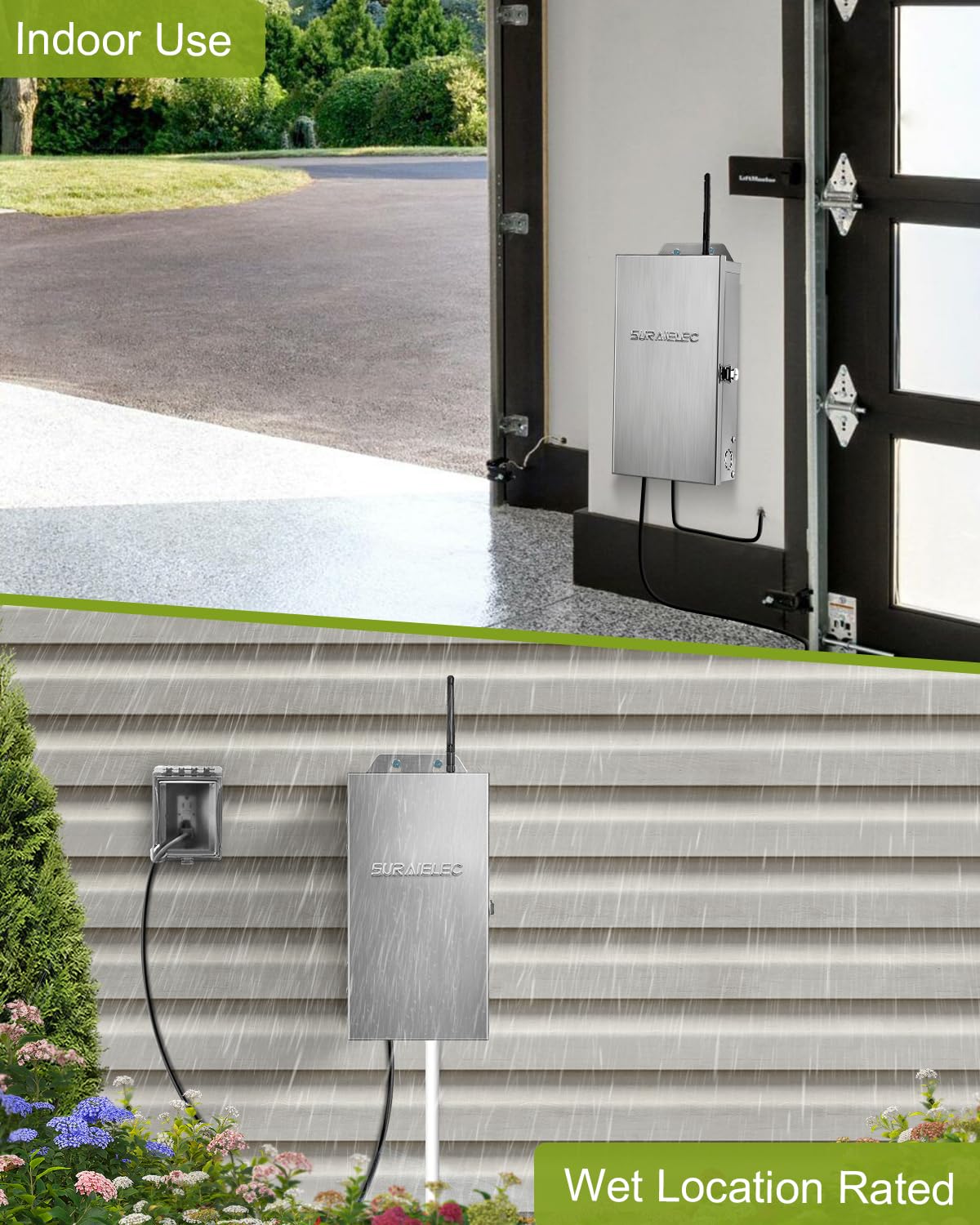 SURAIELEC 300W Smart Landscape Lighting Transformer, 2.4 Ghz Wi-Fi Low ...